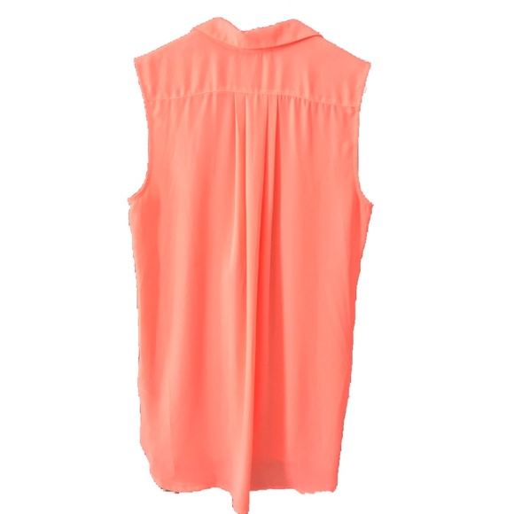 Forever 21 | Tops | Forever 2 Coral Sleeveless Blouse | Poshmark